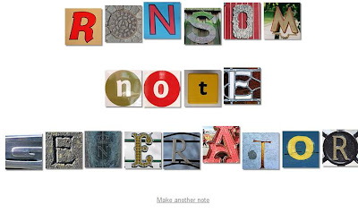 Mystic's Free Fun Site: Ransom Note Generator