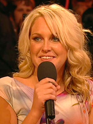 Josie Gibson at Ultimate Big Brother final