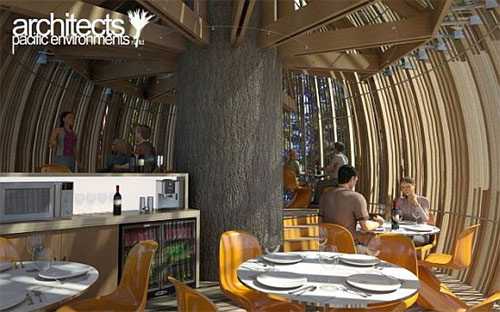 Amazing Photos: Restaurant on a tree