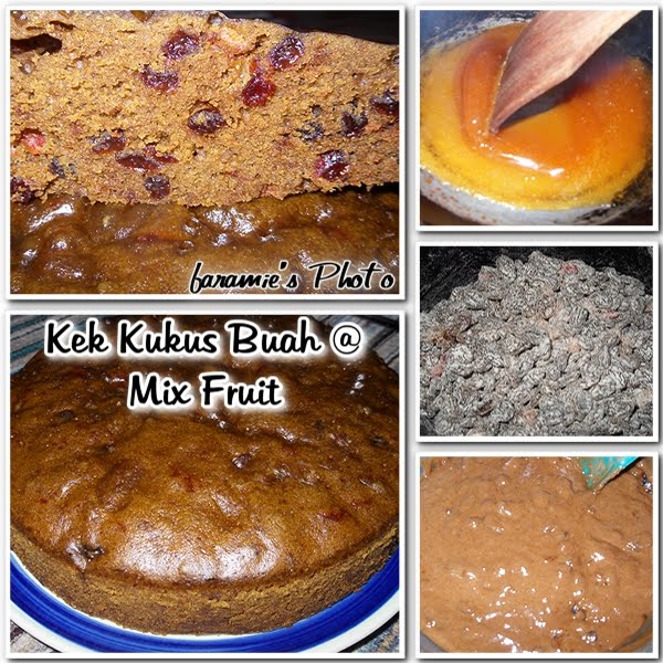 Kek Kukus Buah @ Mix Fruit
