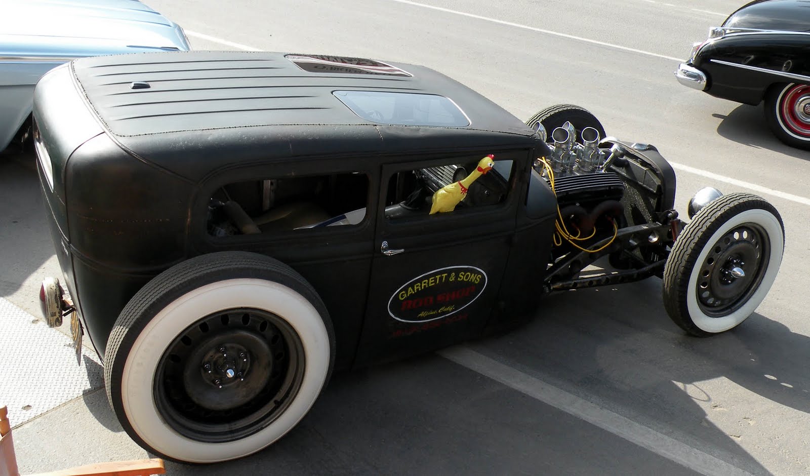 Just A Car Guy: Ricky Bobbys Rod Shop rat rod Frankenstein. I dig it ...