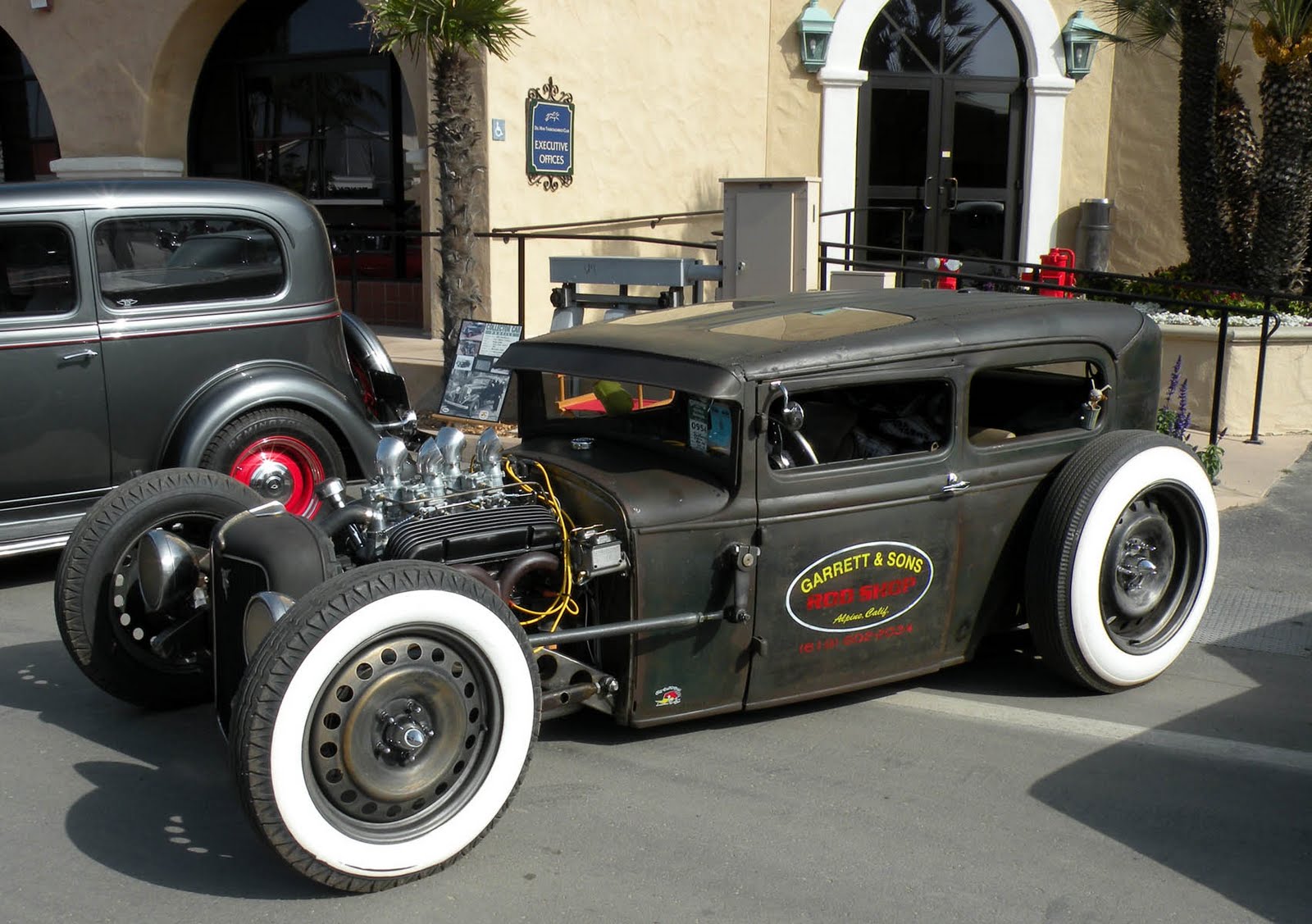 Just A Car Guy: Ricky Bobbys Rod Shop rat rod Frankenstein. I dig it ...