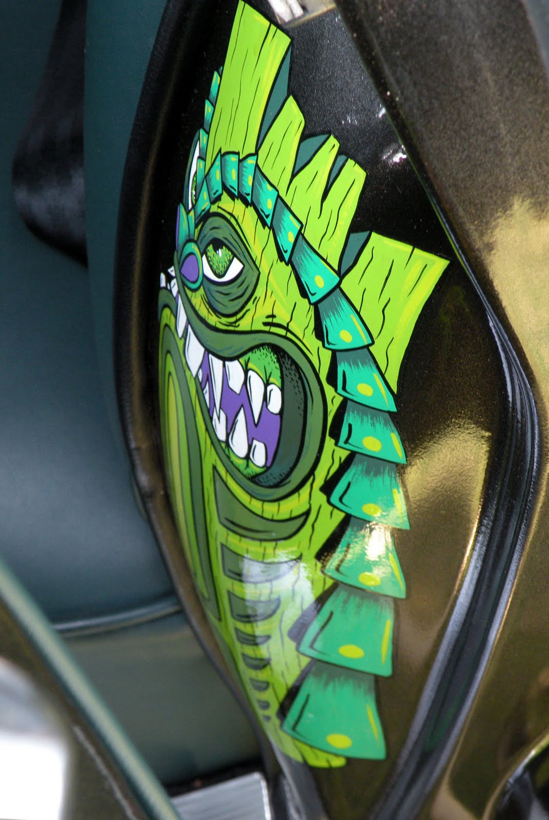 Just A Car Guy: Doug Dorr's cool kustom was at the Beatnik Blowout!