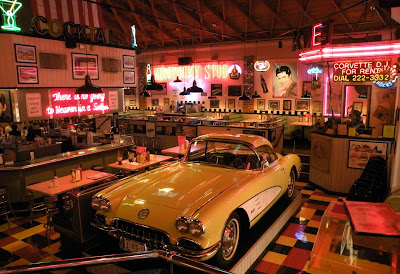 Just A Car Guy: The Corvette Diner, at 5th and Washington