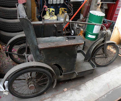 Just A Car Guy: 1933 Custer chair update, Briggs and Stratton powered