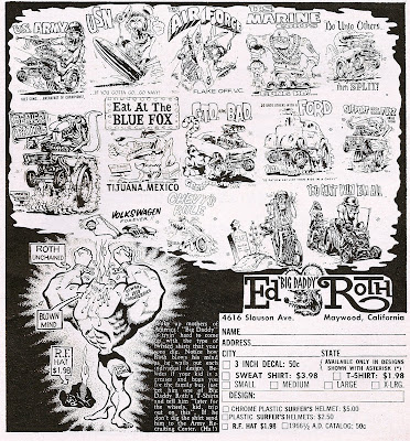 Just A Car Guy: Ed "Big Daddy" Roth advertisements from 1966 for his ...