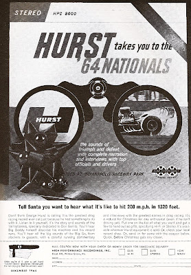 Just A Car Guy: Early Hurst advertising