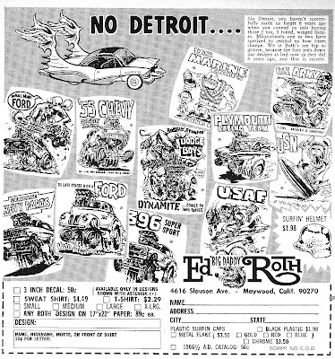 Just A Car Guy: Ed "Big Daddy" Roth t-shirt advertising (part 2)