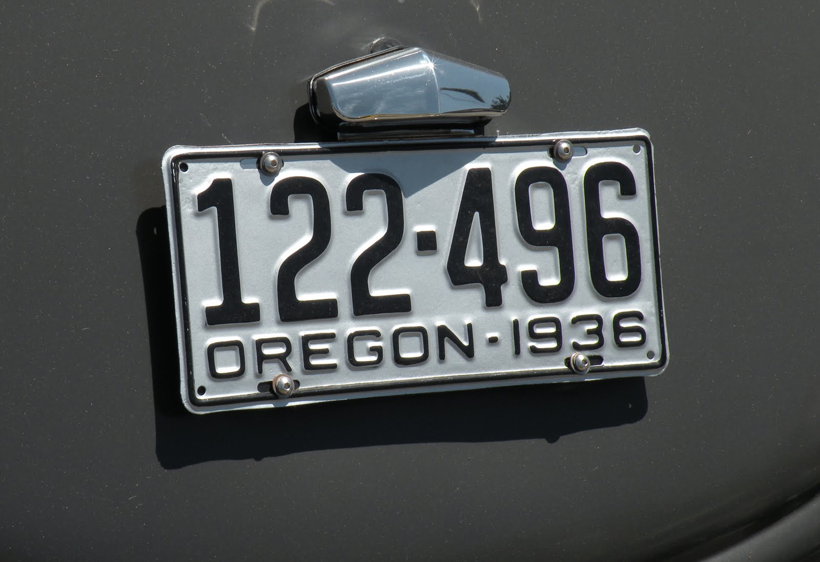 Just A Car Guy: A variety of cool old license plates at the LA Roadster ...