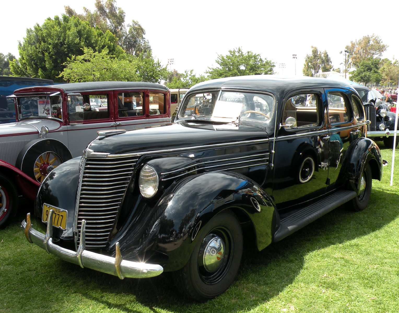 Just A Car Guy: 1938 Hupmobile was designed with molded in, nearly ...
