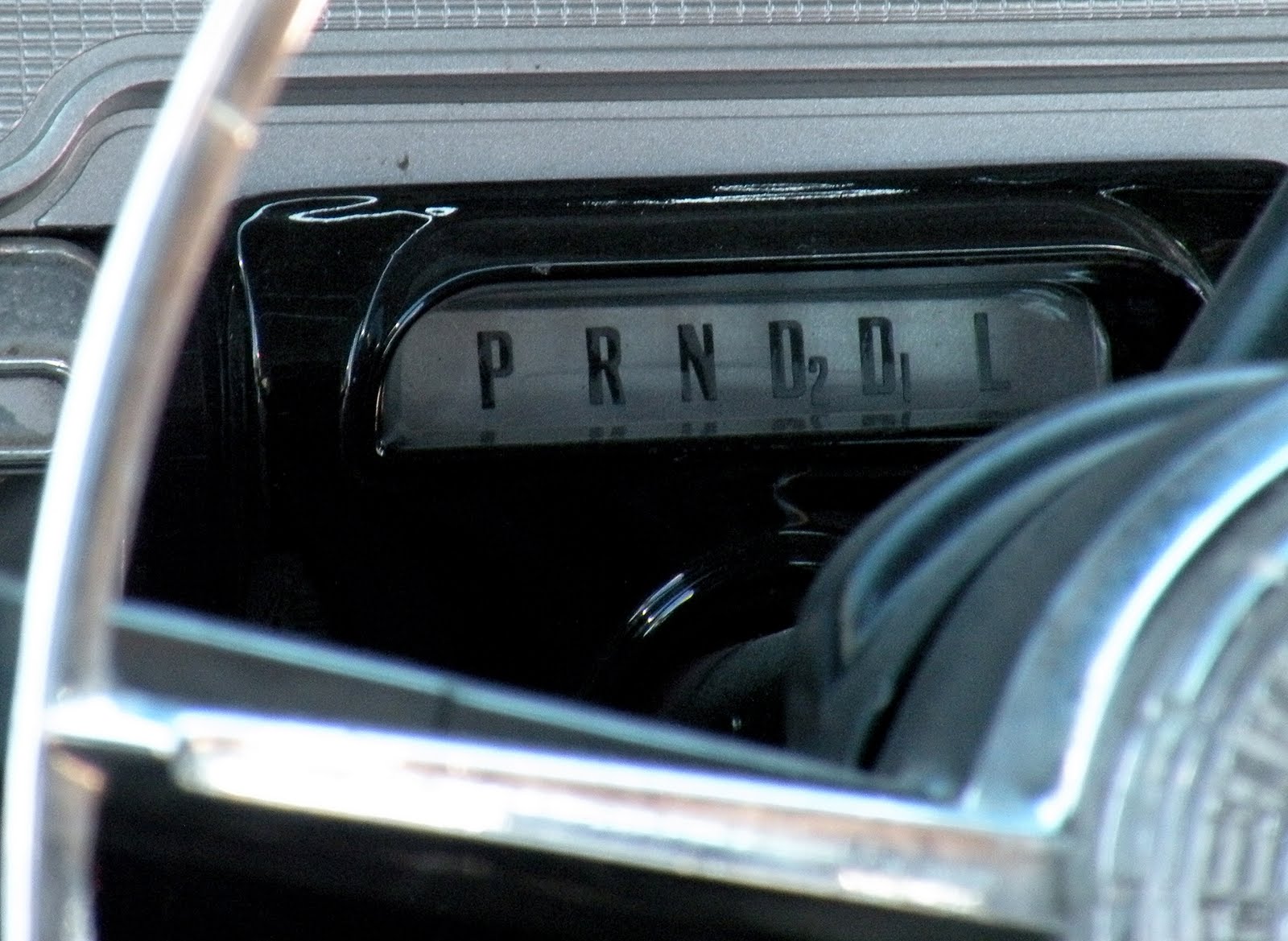 Just A Car Guy: PRND21... a variety of gear indicators from the 1950's ...