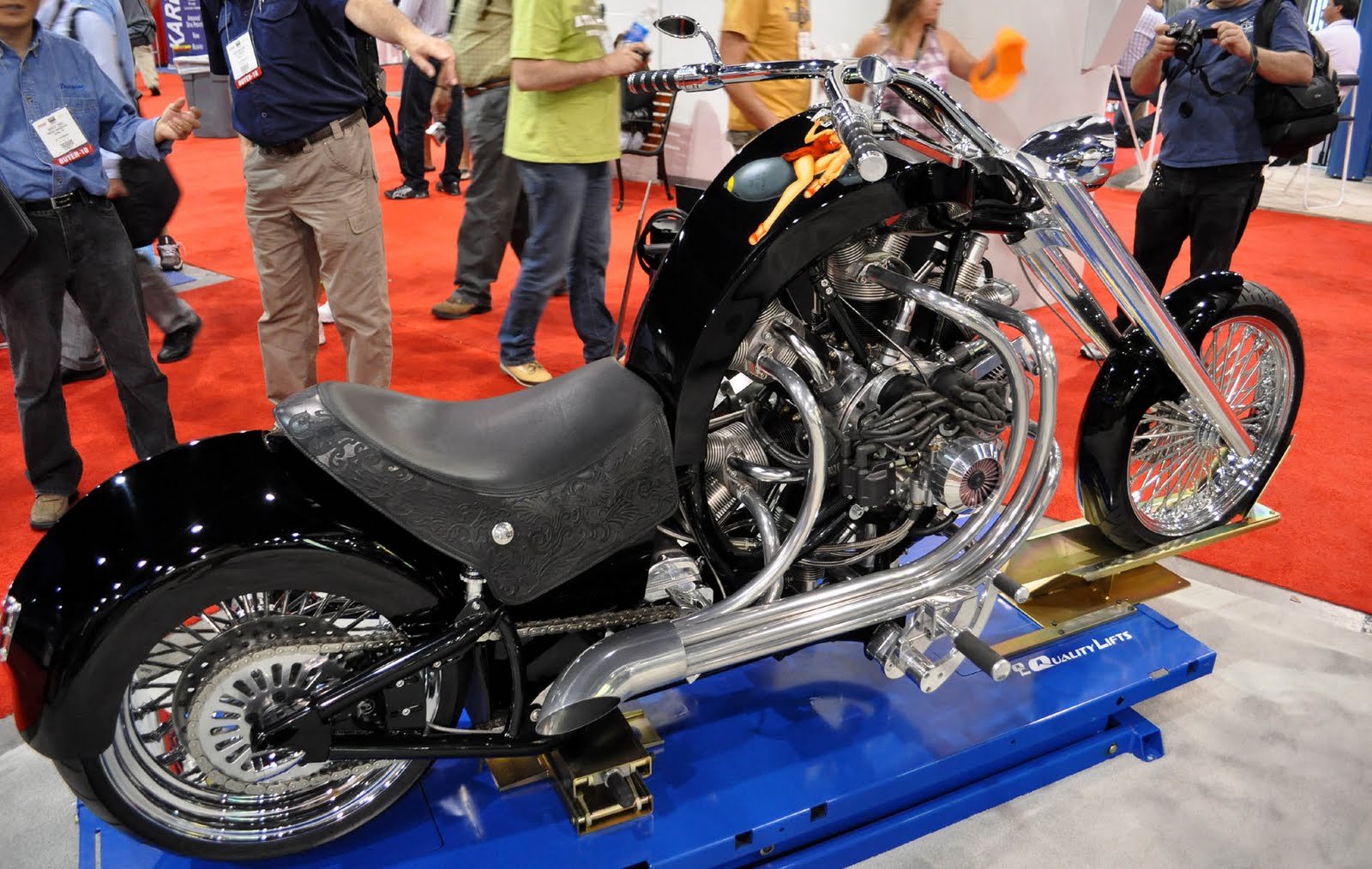 Car Reviews: "Black Jack" radial engine chopper. Not the first radial ...