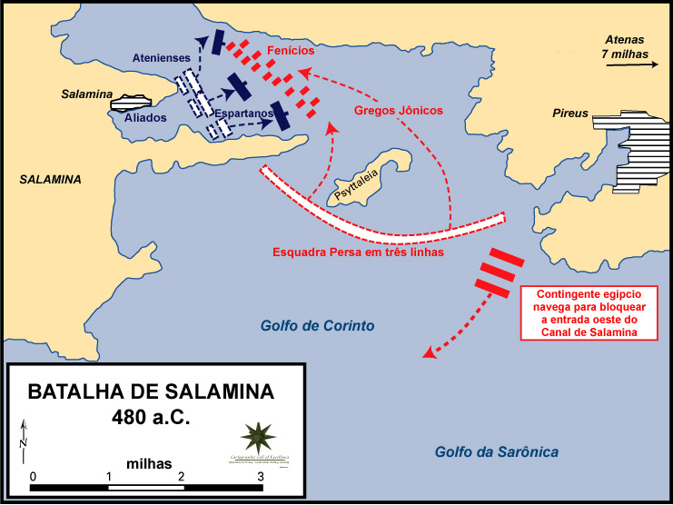 História Militar - Carlos Daroz: A BATALHA DE SALAMINA (480 a.C ...