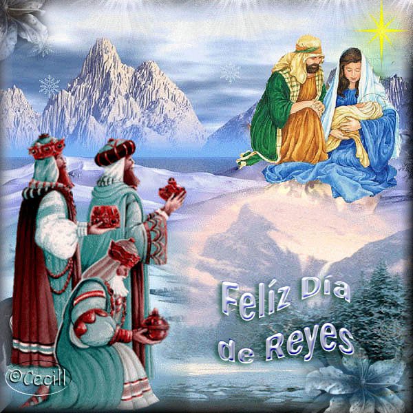 Blog para una Navidad Feliz: Postales Feliz Día de los Reyes Magos