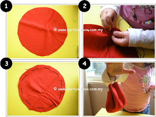 Fun Parties: Fun Pirate Project 3: Money bag with silver coins