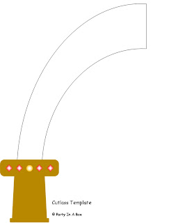 Fun Parties: Fun Pirate Project 4: Shiny Cutlass & Hook