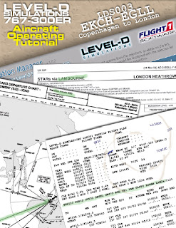 Flight is: 767-300ER Level-D Tutorial EKCH-EGLL