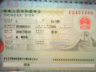 Using Kangsan Travel to get your Chinese Tourist Visa processed in ...