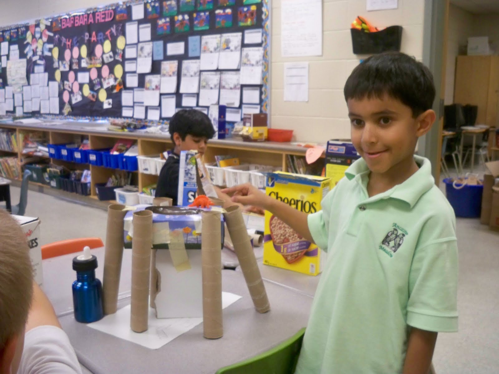 Grades 1 And 2 At Ancaster Meadow School: Building Park Structures