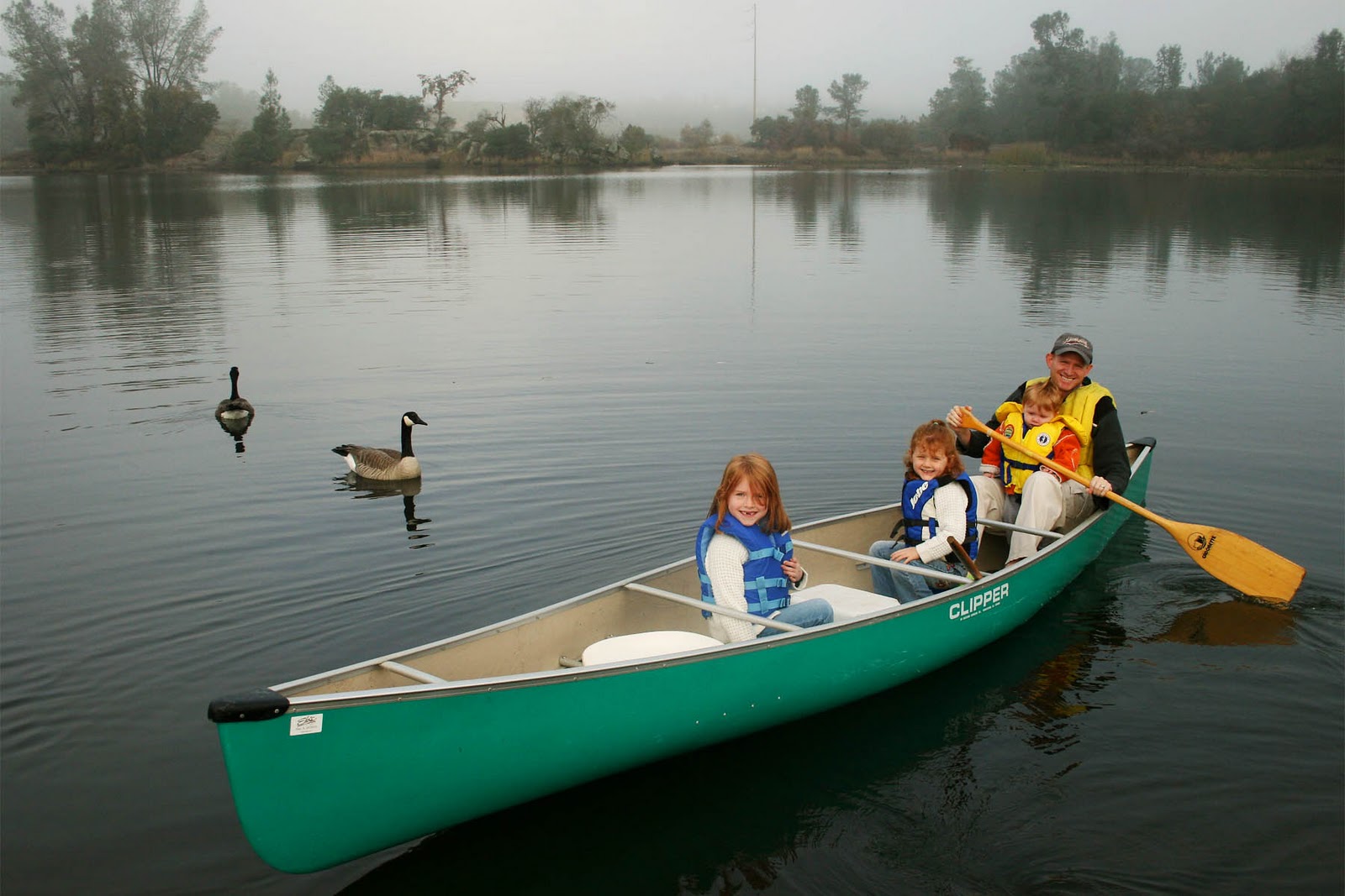 carrot top x 3: canoeing in december