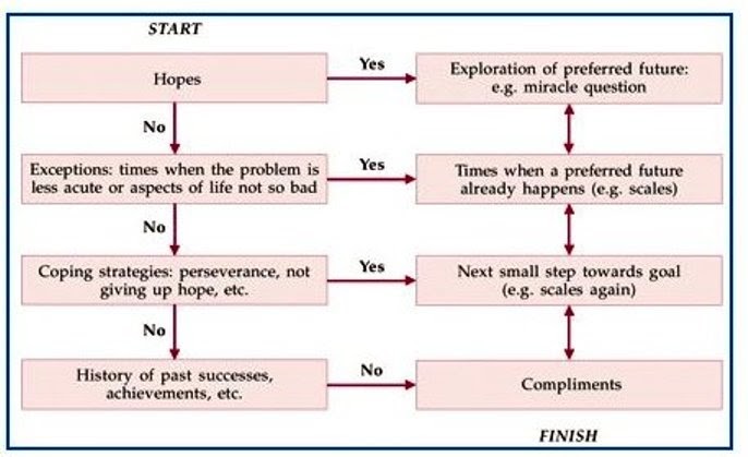 The Progress-Focused Approach: The flow of a solution-focused conversation
