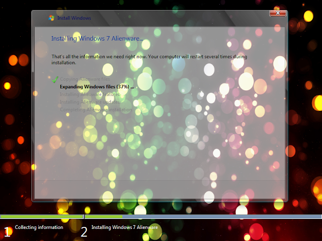 Customized Windows 7: Windows 7 Alienware 2010 x86 and x64
