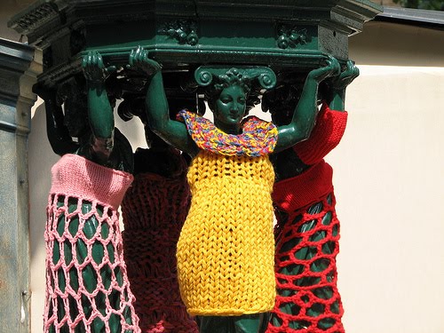 The Creative Caravan: The New Graffiti: Yarn Bombing!