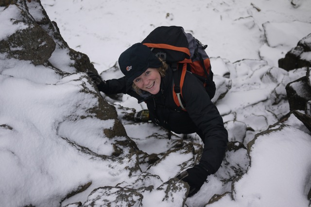 Rob Johnson: Crib Goch in the Snow