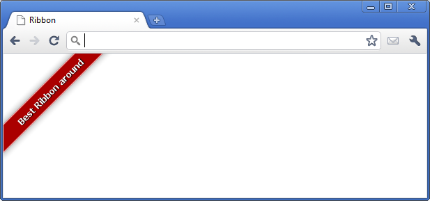CSS3 Ribbons