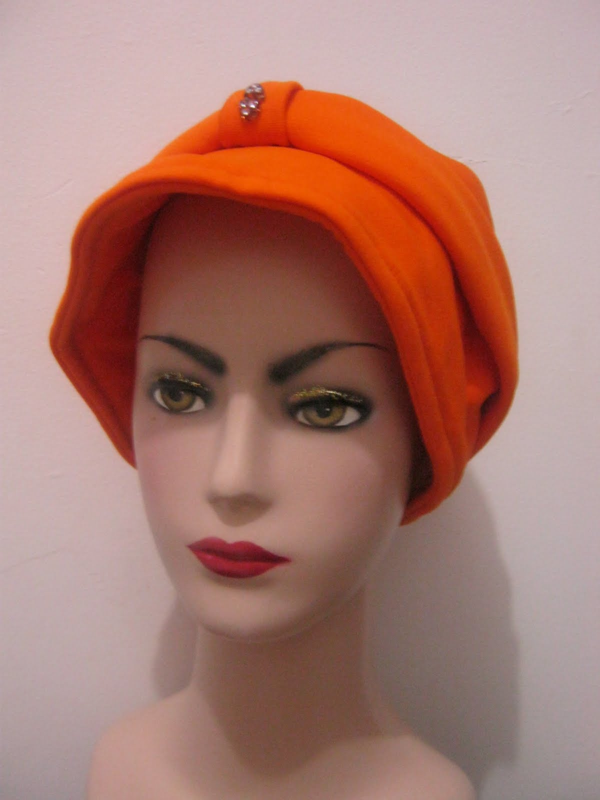 NAFIRA JILBAB...HIJAB FASHION : TOPI JILBAB ORANGE ( code NJ-04)