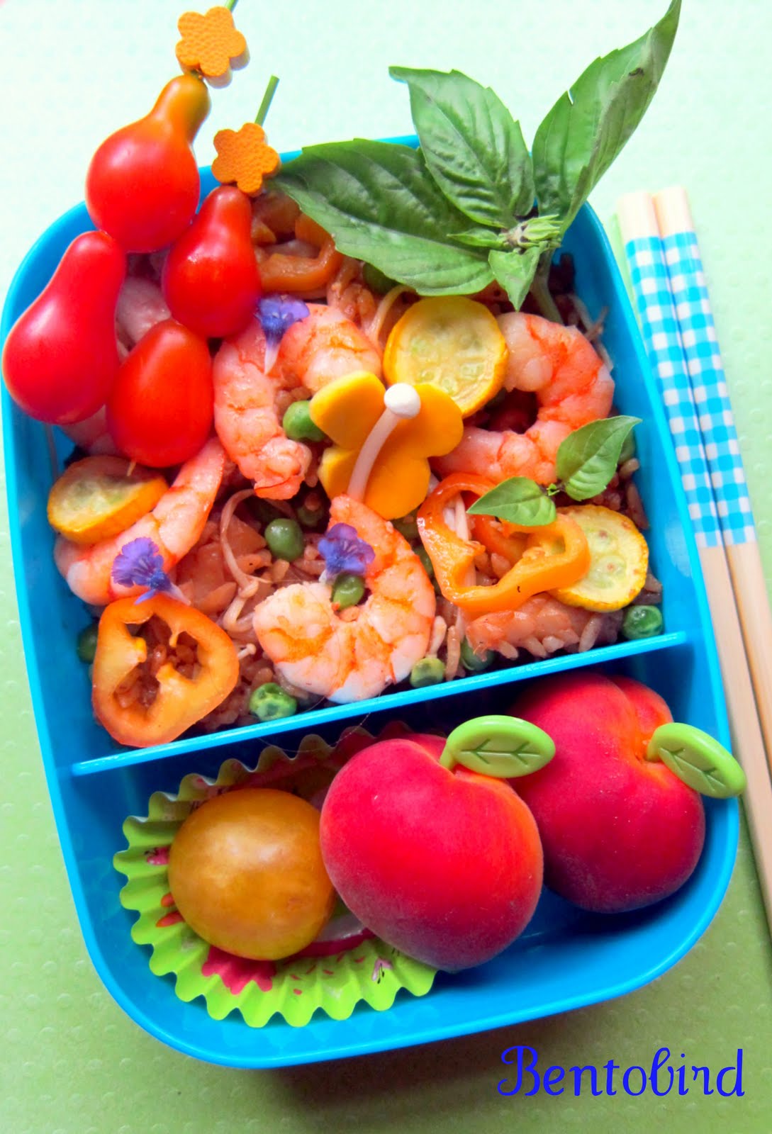 Bentobird: korean seafood rice bento
