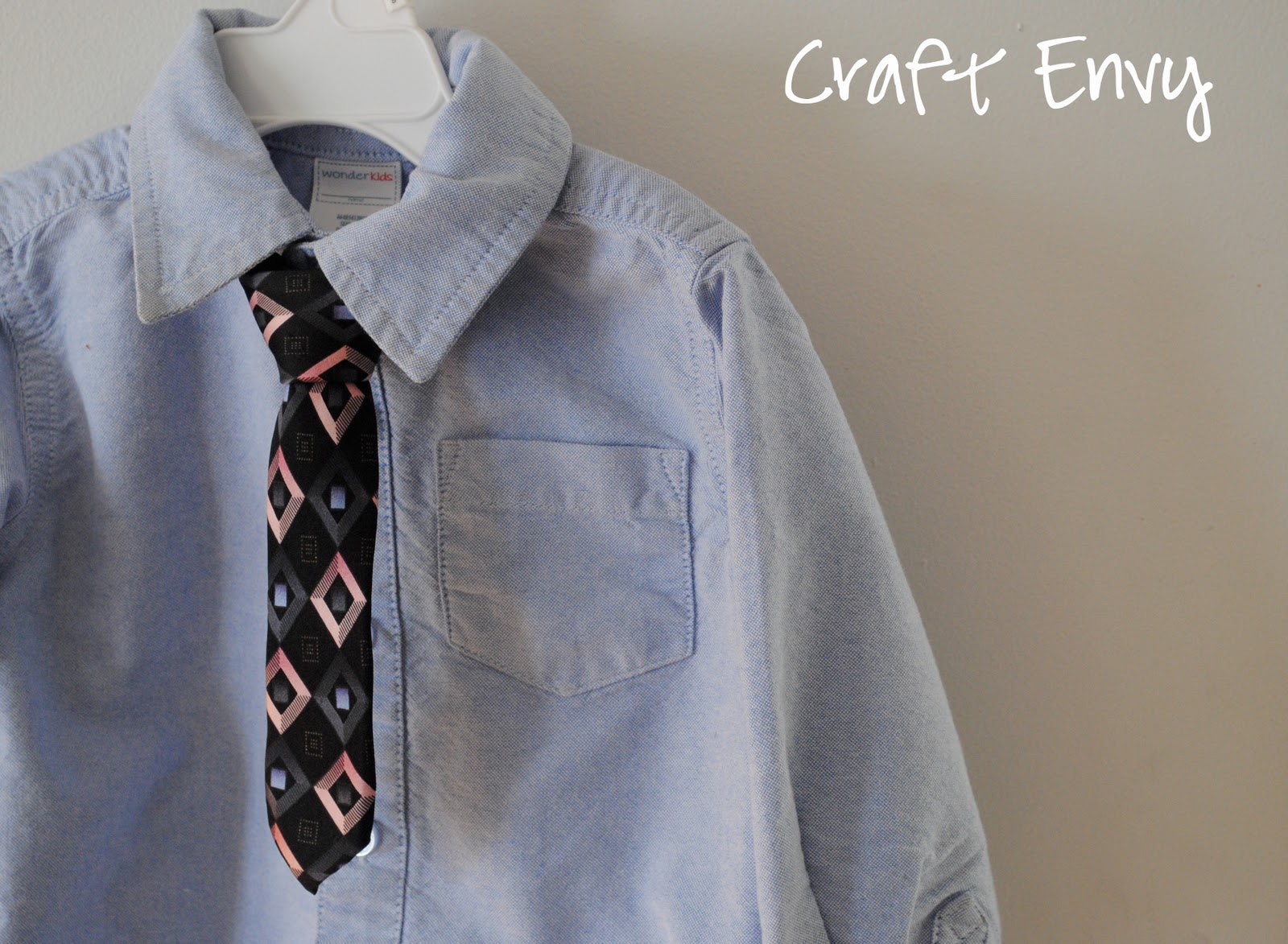 Craft Envy: Toddler/Baby Tie From a Men's Tie