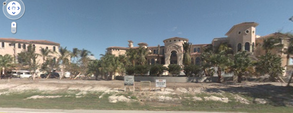 Street View of Robert Eustace's Mega-Mansion - Homes of the Rich