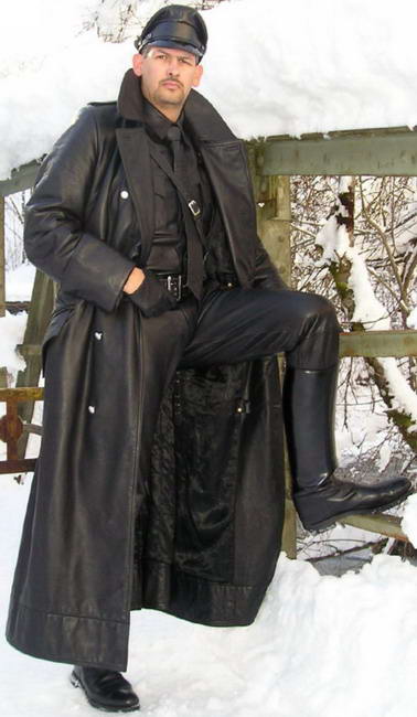 Gloved and Booted Men: Trench coat masters