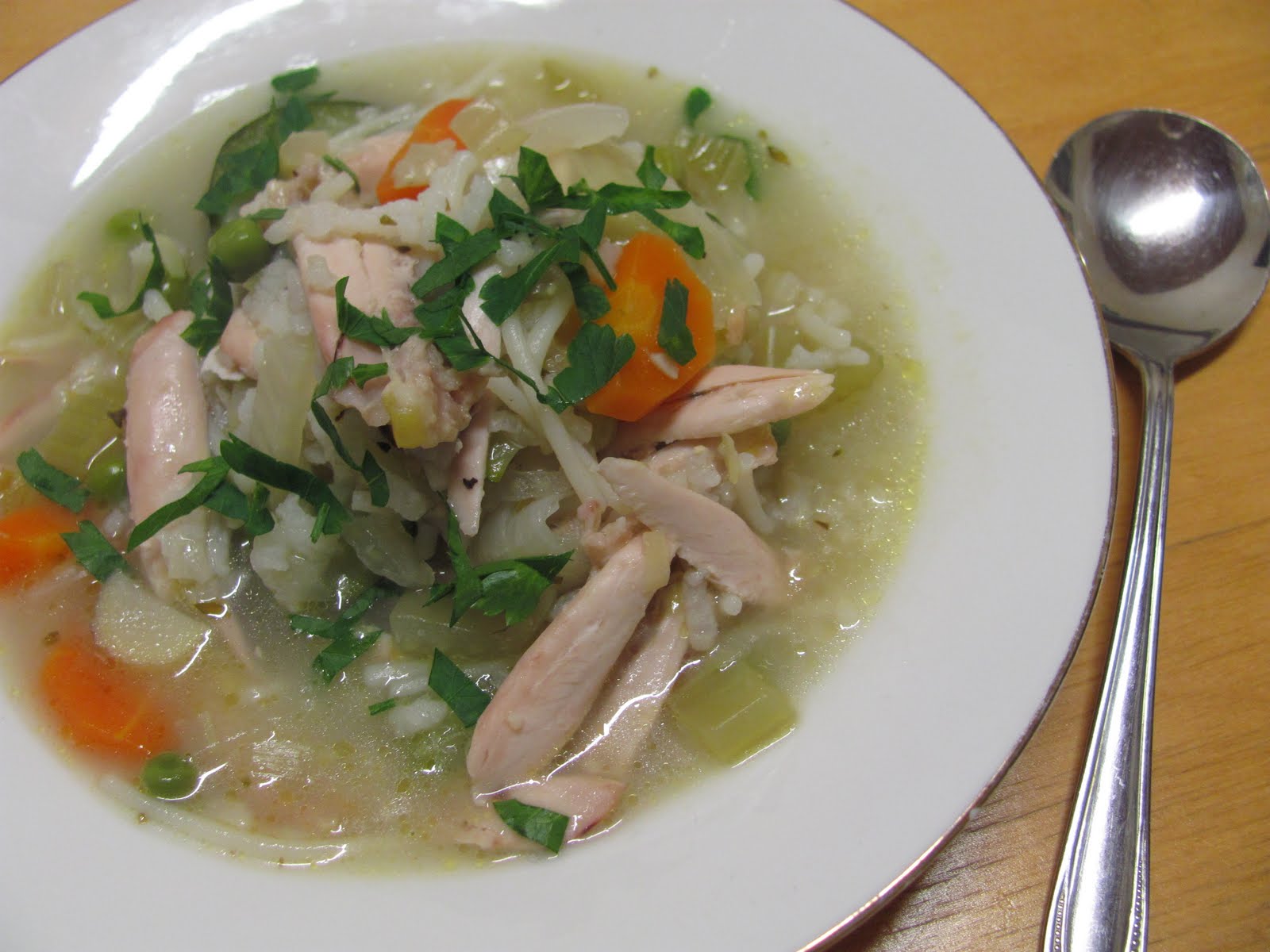 The Quince Poacher: The Weekend Soup! Chicken & vegetable brodo