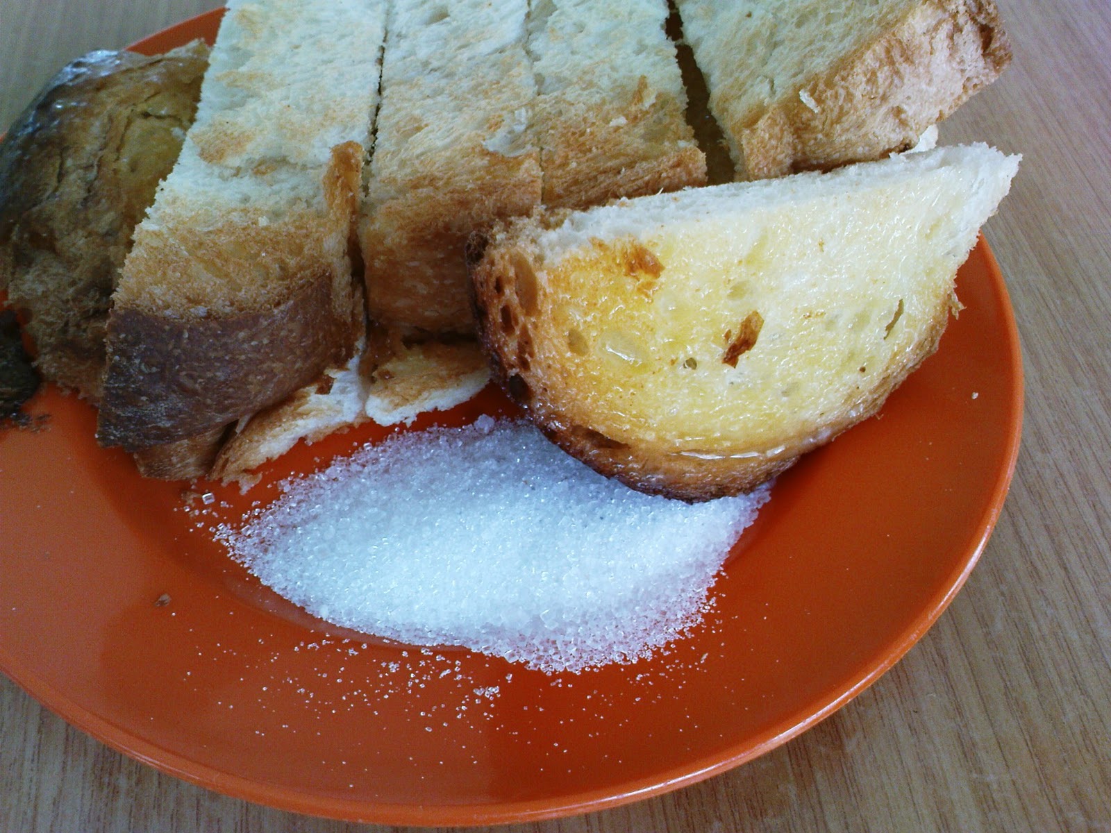 EAT OUT with SAM: Roti Bakar (Toasted Bread), Ah Wang Cafe, Tanjong ...