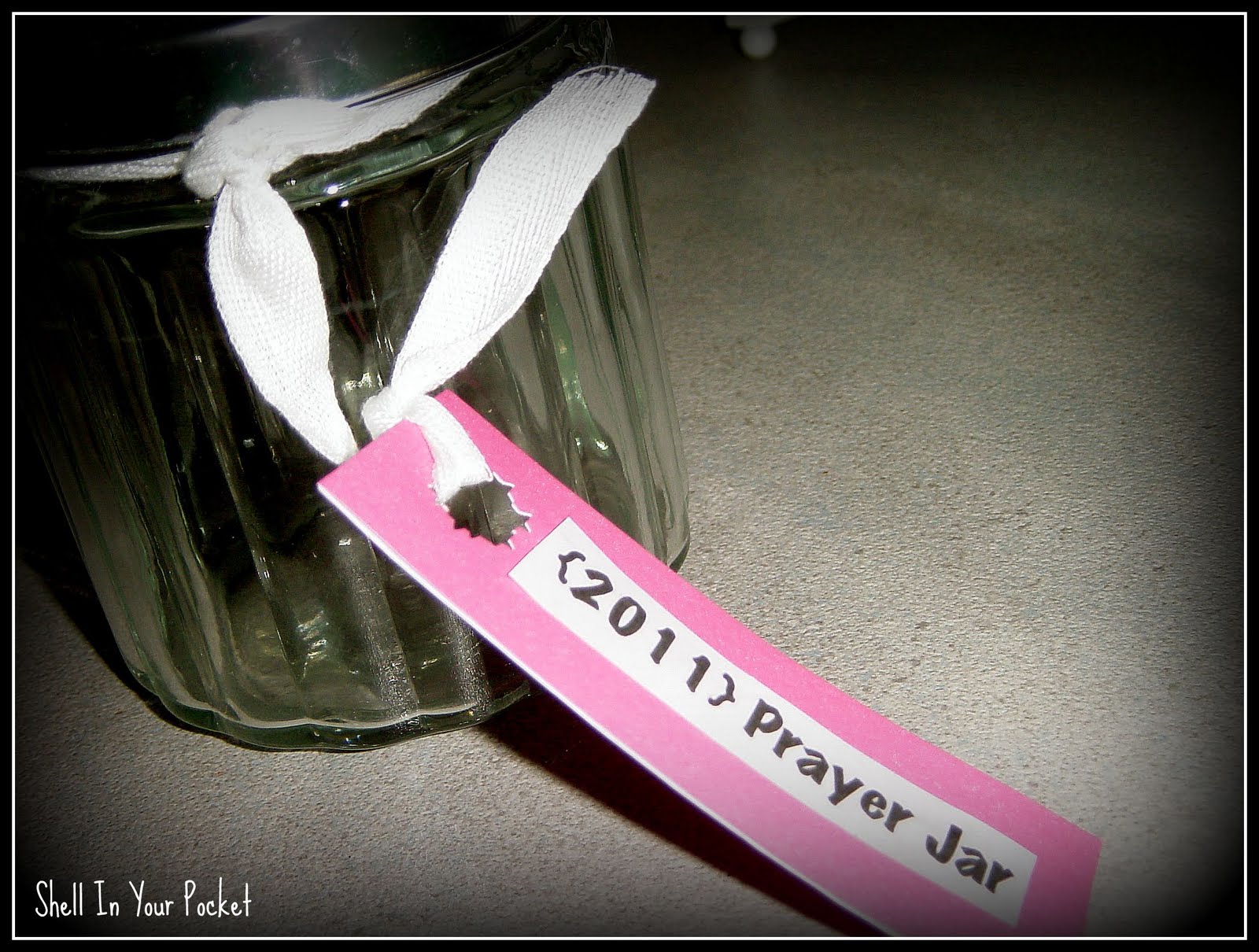 Shell In Your Pocket: Answered {Prayer} Jar