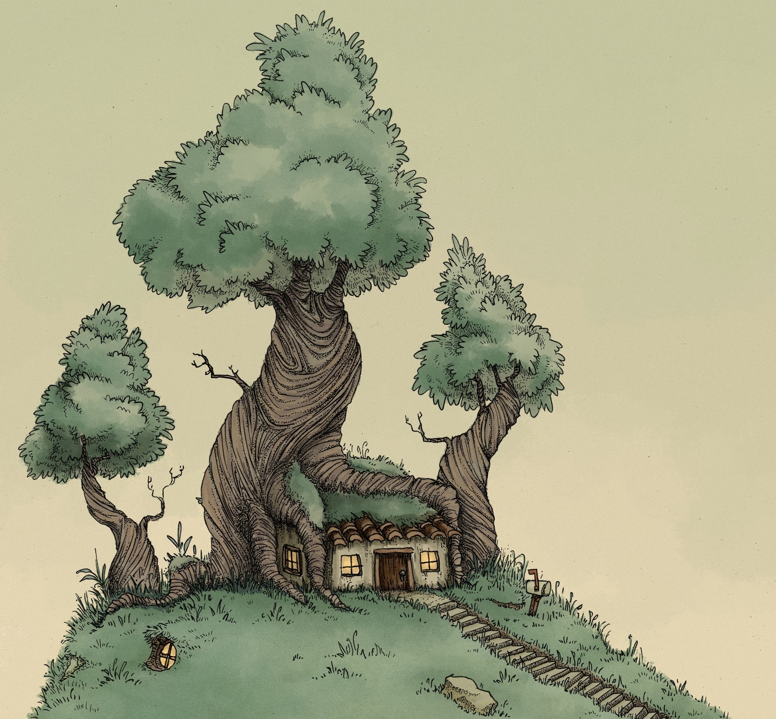 Tim Probert: Tree House in Color