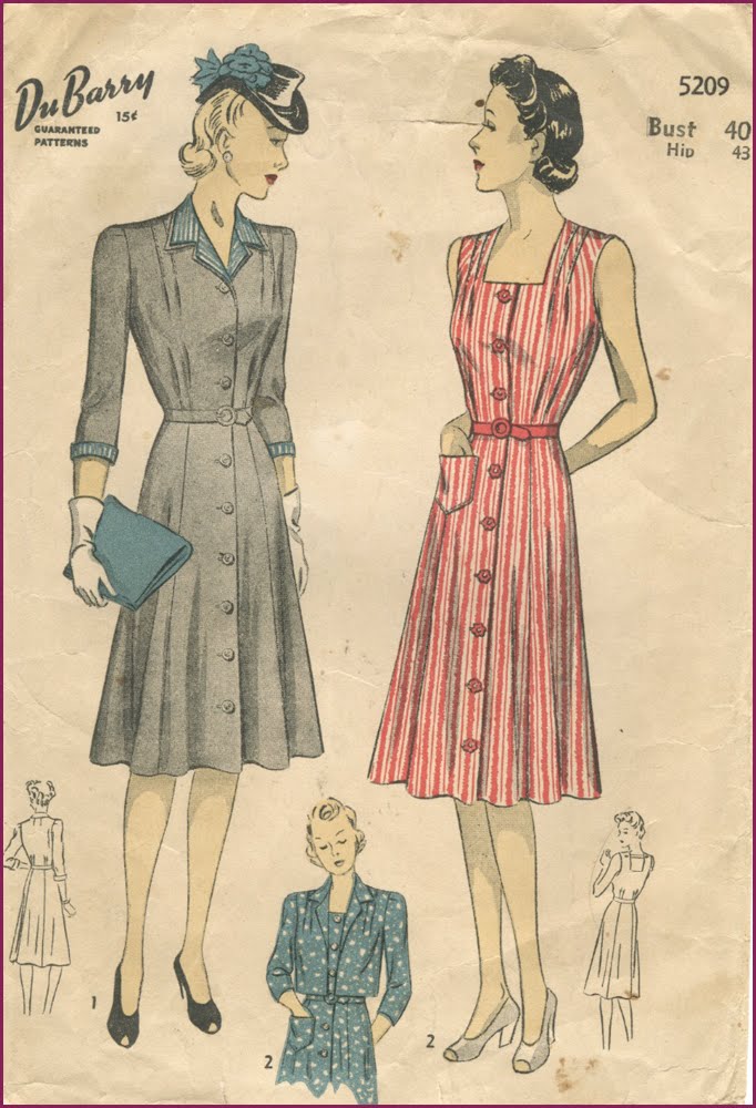 NewVintageLady: Stout Woman Revolution: The Shirtwaist dress.