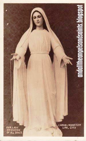 AND ALL THE ANGELS AND SAINTS: 31. RETRO-SANTO: Our Lady of Mediatrix ...