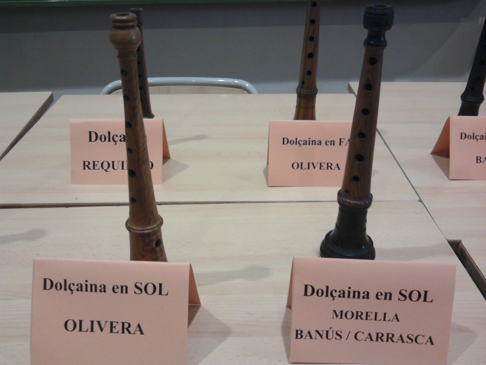 Música IES nº1 Xàbia: TALLER DE DOLÇAINA