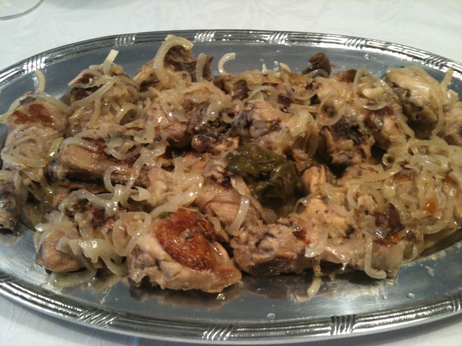 AJOBLANCO con mango: Frango à Cafriela