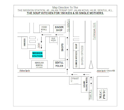 Soup Kitchen: Map to the 'Soup Kitchen' venue