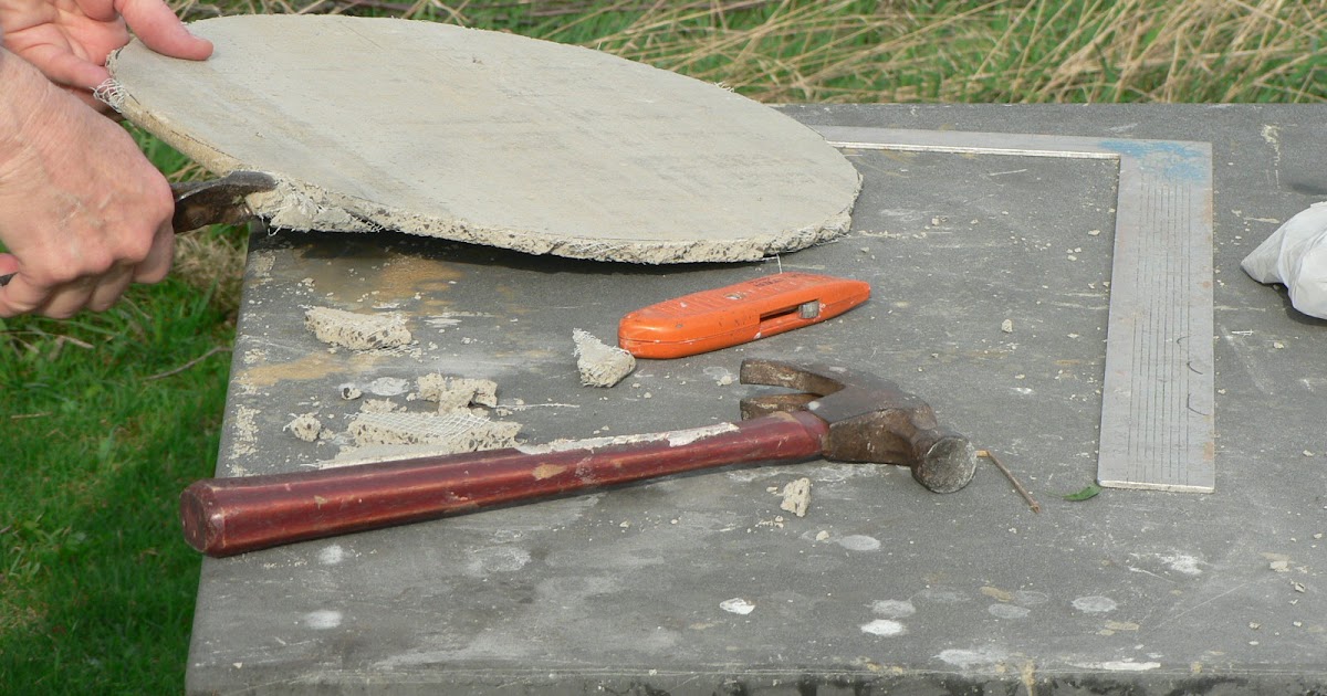 ANN TUBBS POTTERY STUDIO: cutting hardie backer board or durock for the ...