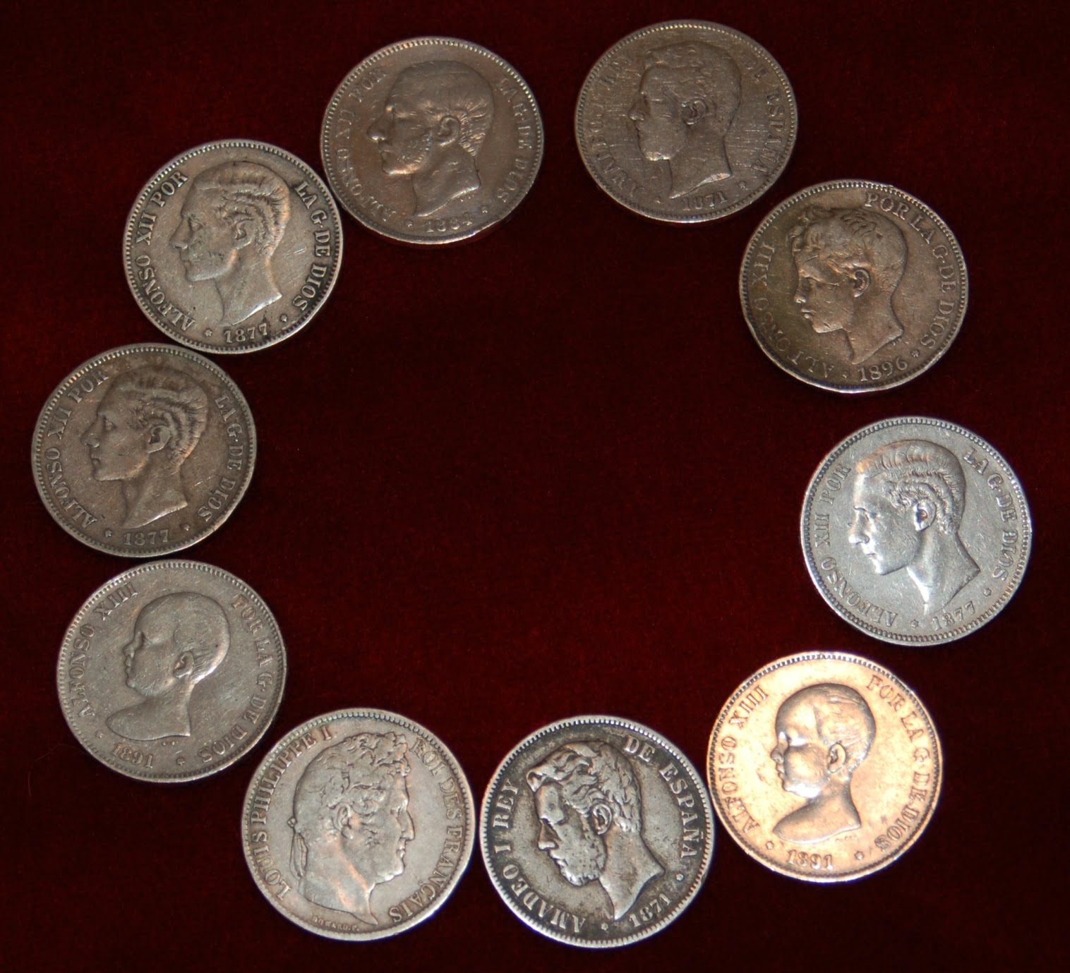 El Blog de MA: Pequeña colección de monedas de plata antiguas ...
