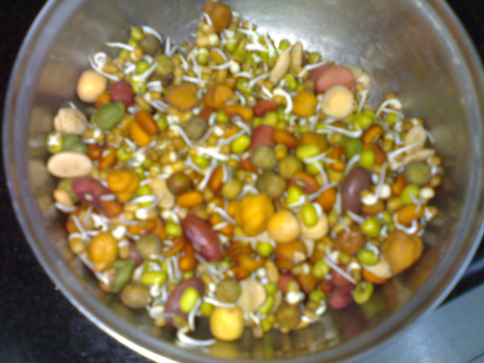 Tasty and Healthy: Sprouted mixed pulses