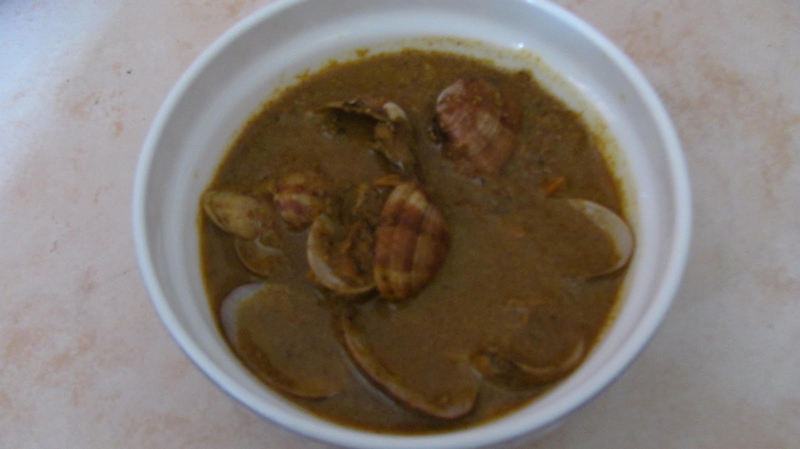 Tasty and Healthy: Tisarya(clams)masala