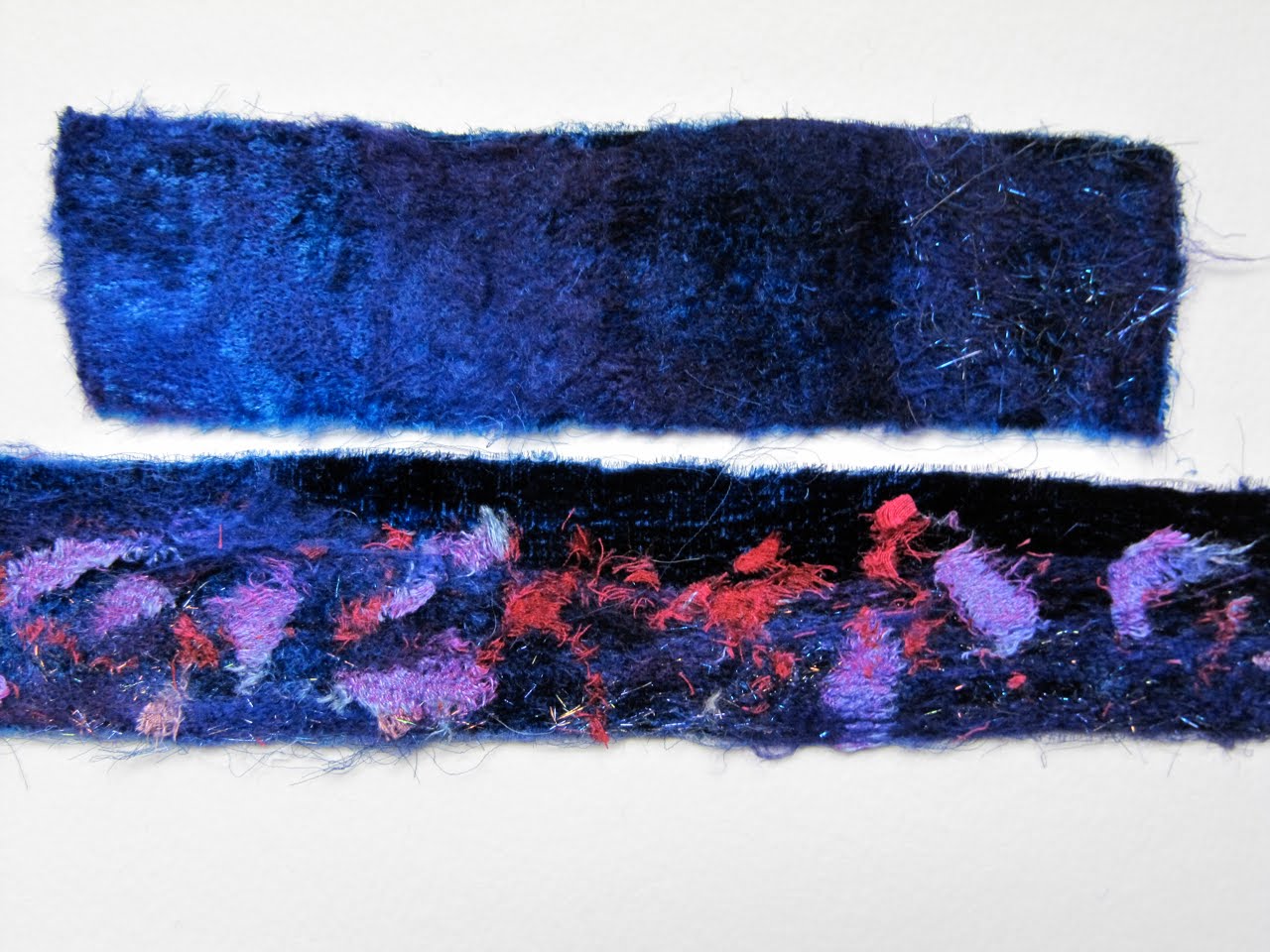 Eiloren: Machine Needle Felting / Embellishing / Dry Felting on Silk ...