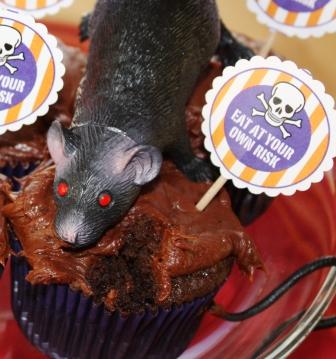Gourmet Mom on-the-Go: Rat Infested Cupcakes