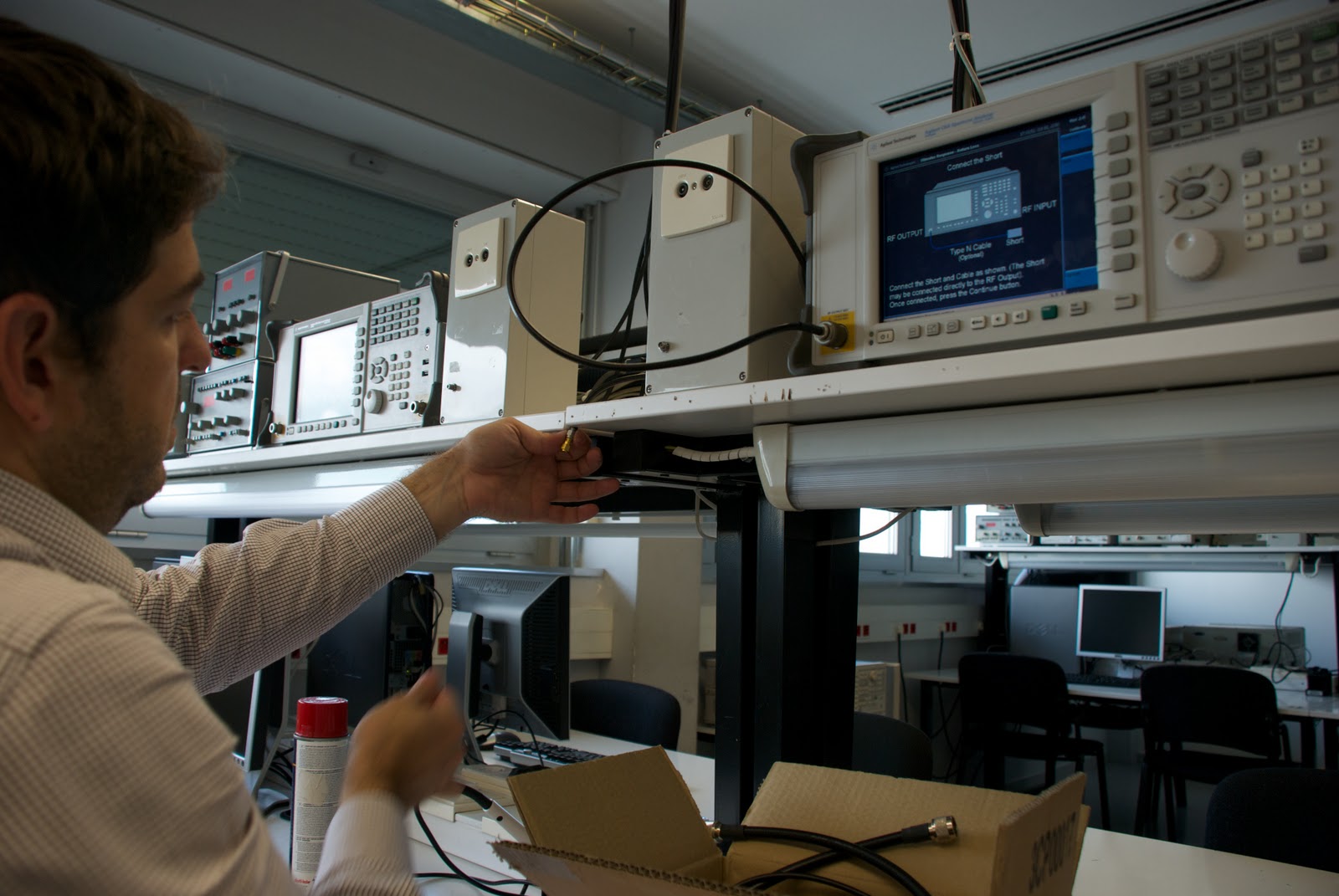 Mission: Low-cost Space: Antenna test & building